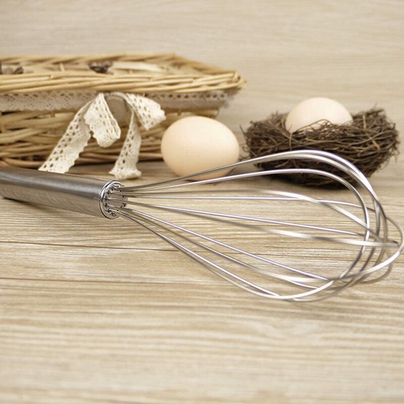 6 Inch Kitchen Whisk, Stainless Steel Balloon Wire... – Grandado