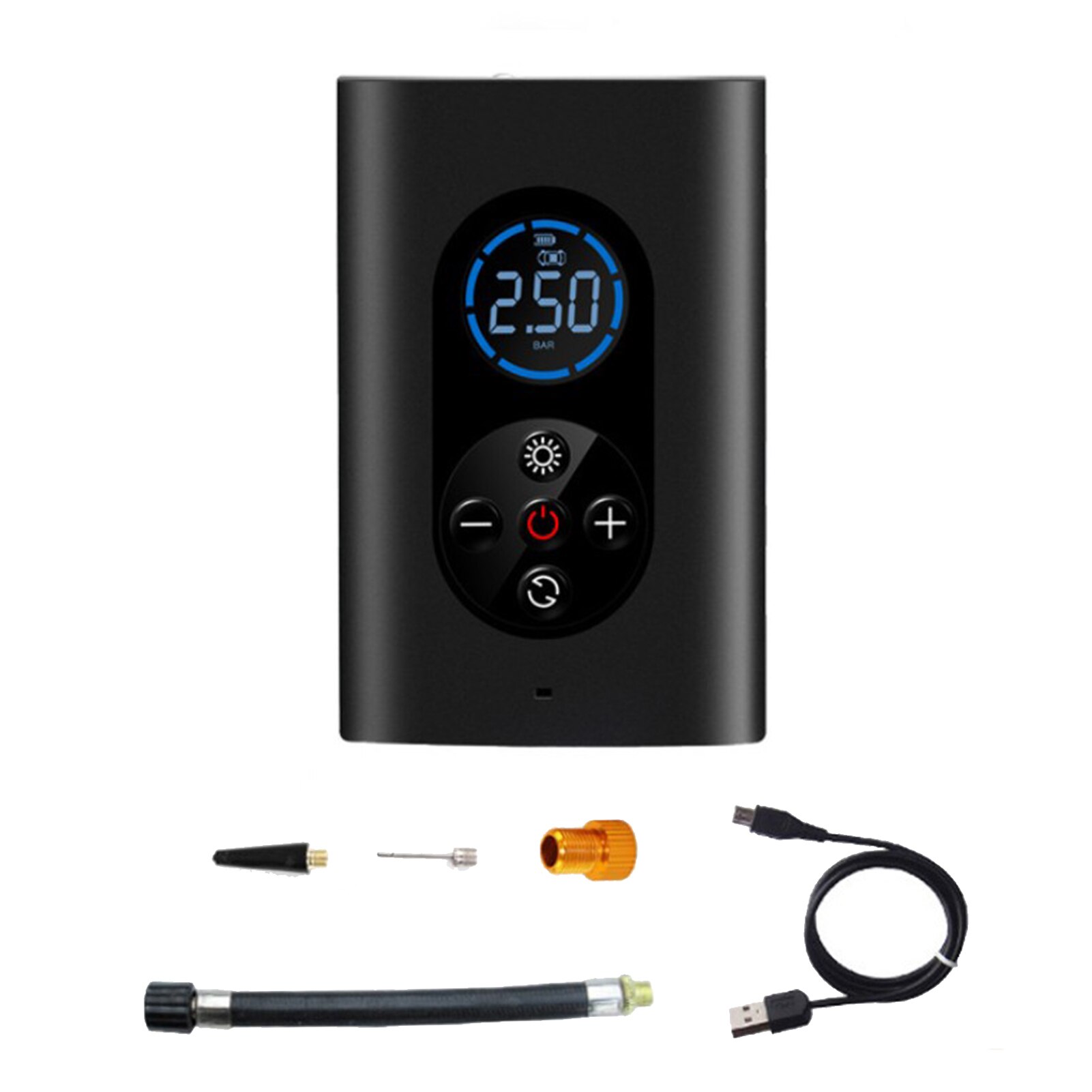 Auto Luchtcompressor Inflator Pomp Met Led Lamp Vo... – Vicedeal