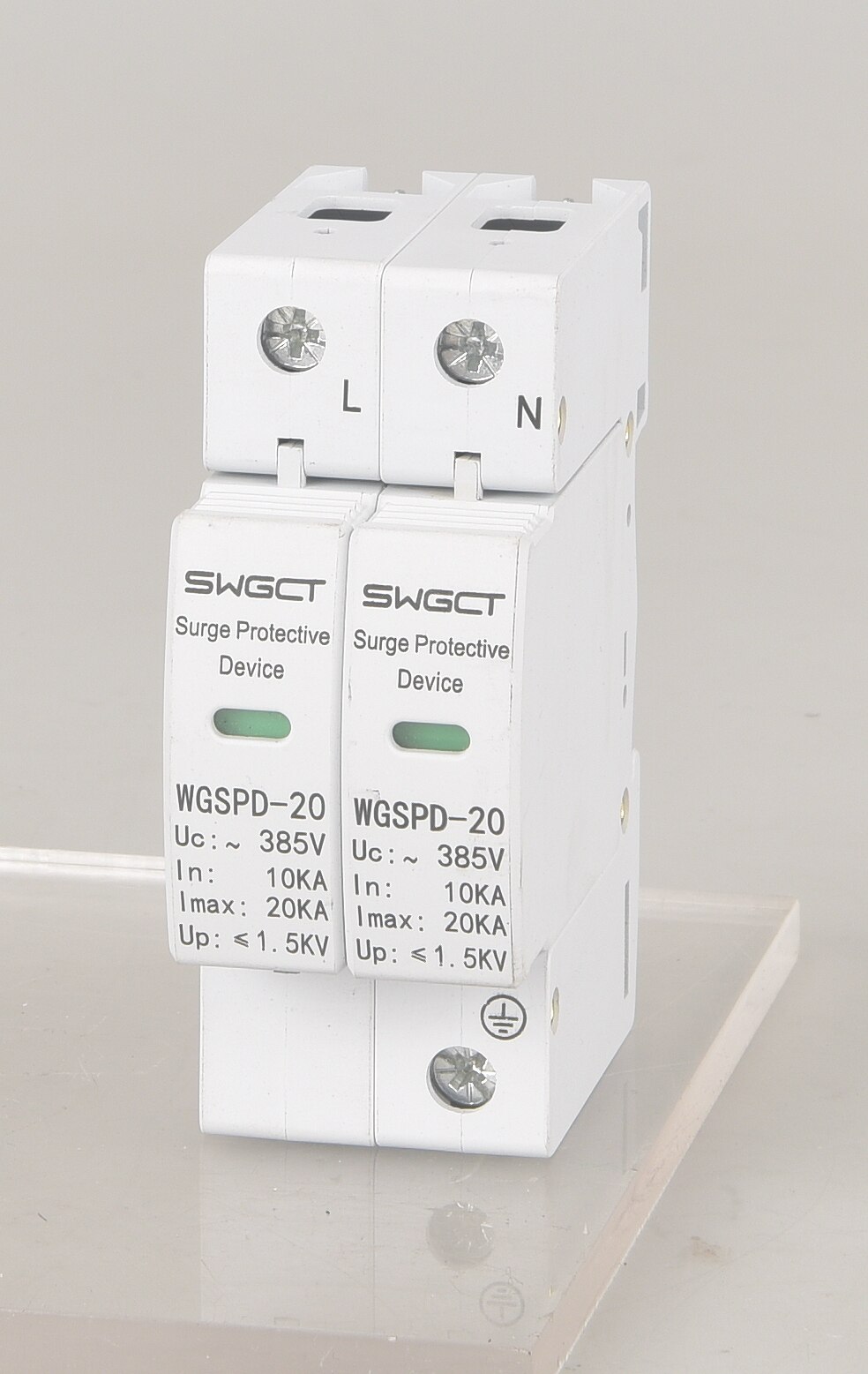 AC SPD 1P+N 20KA~80KA D ~385V House Surge Protecto... – Grandado