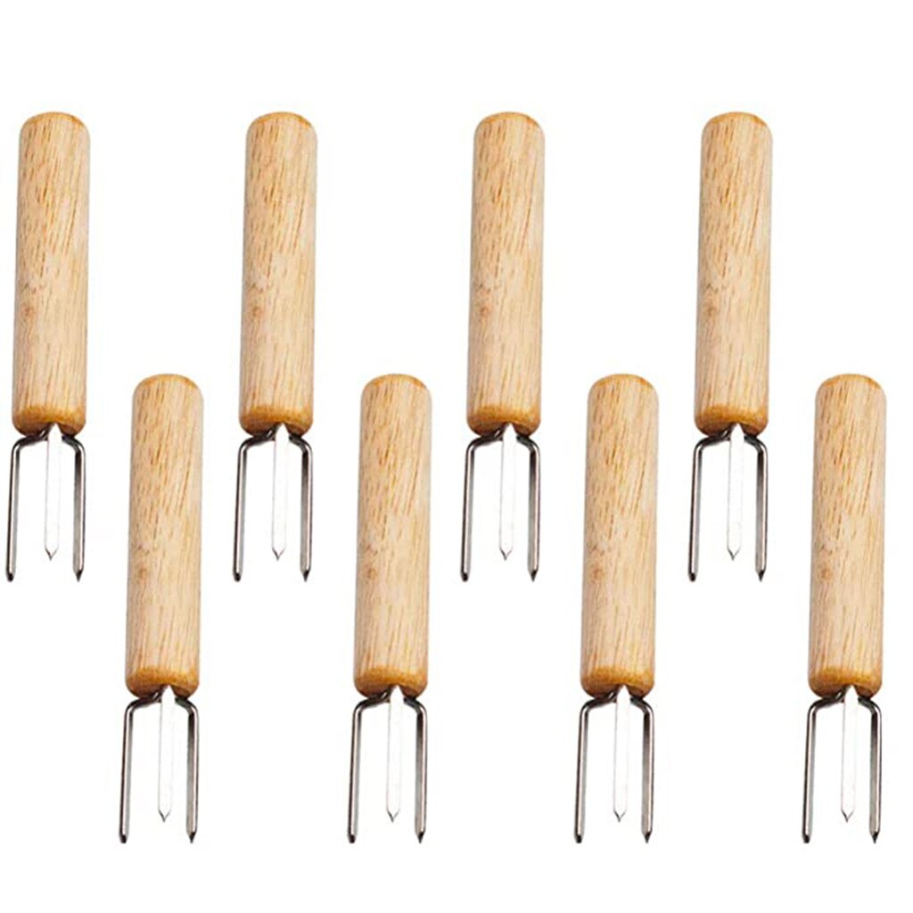 8Pcs Maïskolven Houders Rvs Bbq Gaffel Spiesjes Vo... – Grandado