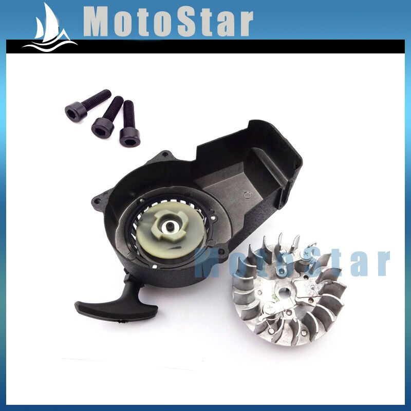 Aluminium Leicht ziehen Anlasser + Schwungrad + Sc... – Grandado