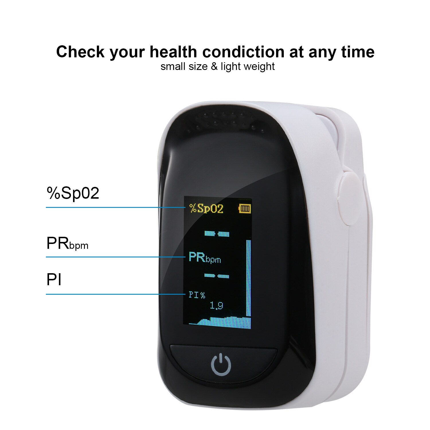Saturatiemeter Recargable Blood Oxygen Monitor Pul... – Vicedeal