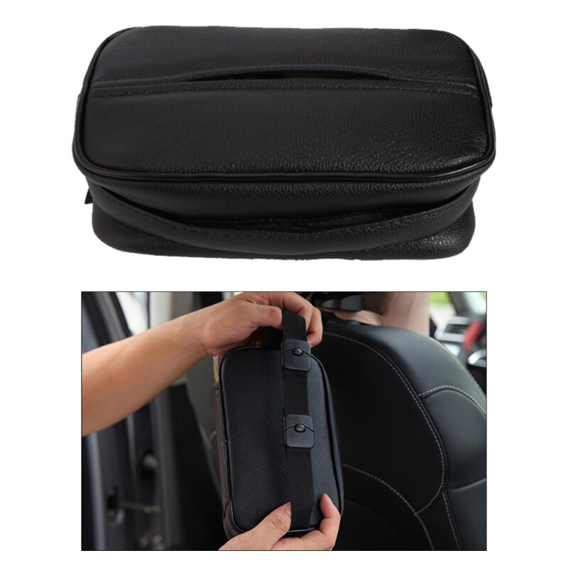 PU Leather Car Tissue Box Pumping Paper Case Tissu... – Grandado