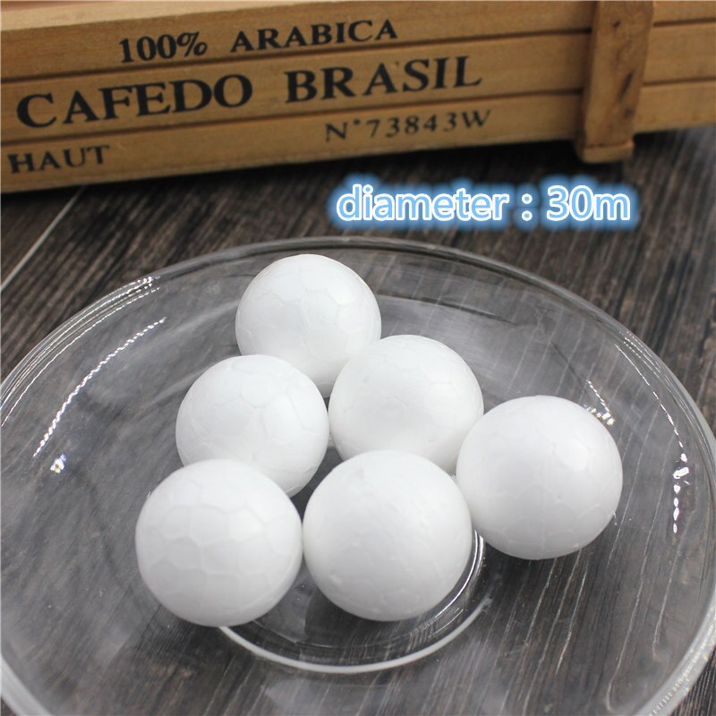 9 slags polystyren styrofoam skumkugle i forskellige størrelser hvide håndværkskugler til diy ...