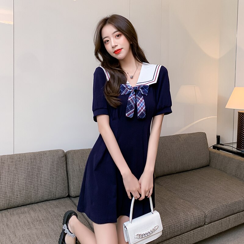 2022 japanese style sweet girl high waist school u... – Grandado