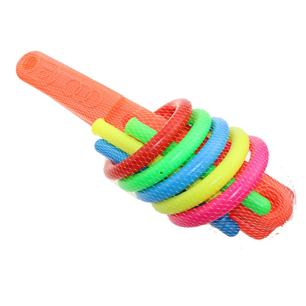 1 Set Hoop Ring Toss Quoits Plastic Ring Throwing ... – Vicedeal