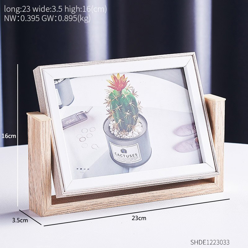 Nordic Simple Wooden Mirror Pgoto Frame Picture Fr... – Grandado