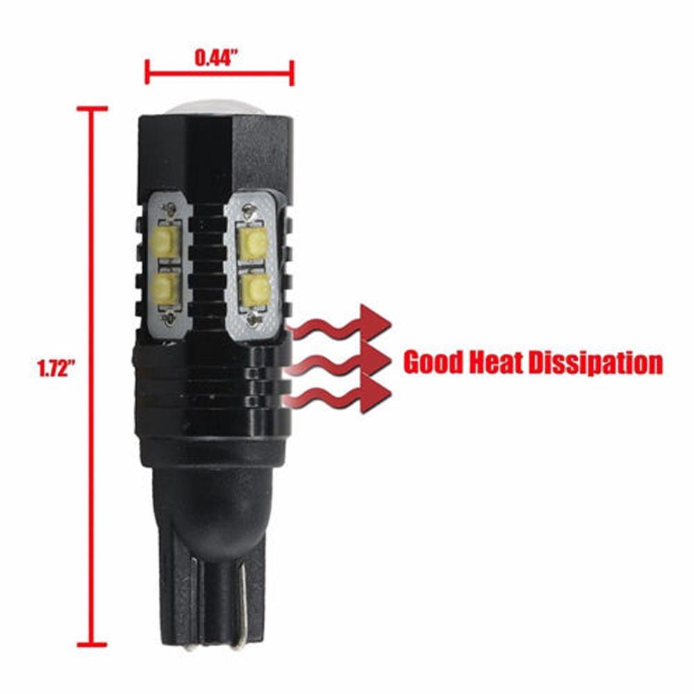 2 Stuks 50W 921 912 T10 T15 Led 6000K Hid Wit Back... – Vicedeal