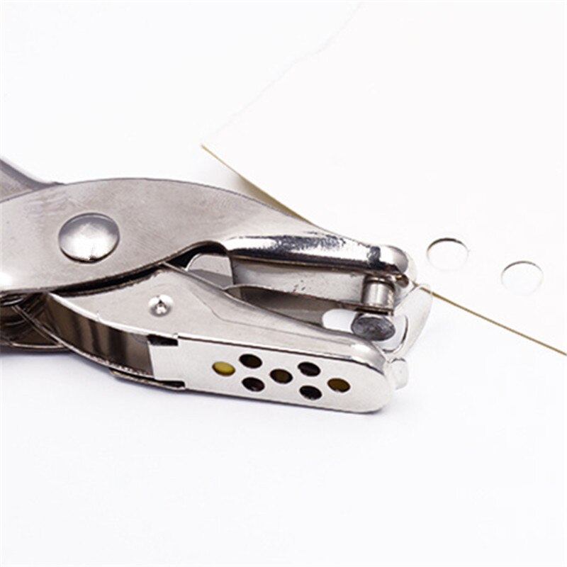 Handheld 1-Hole Metal Punch Make One Can 8 Pages t... – Vicedeal