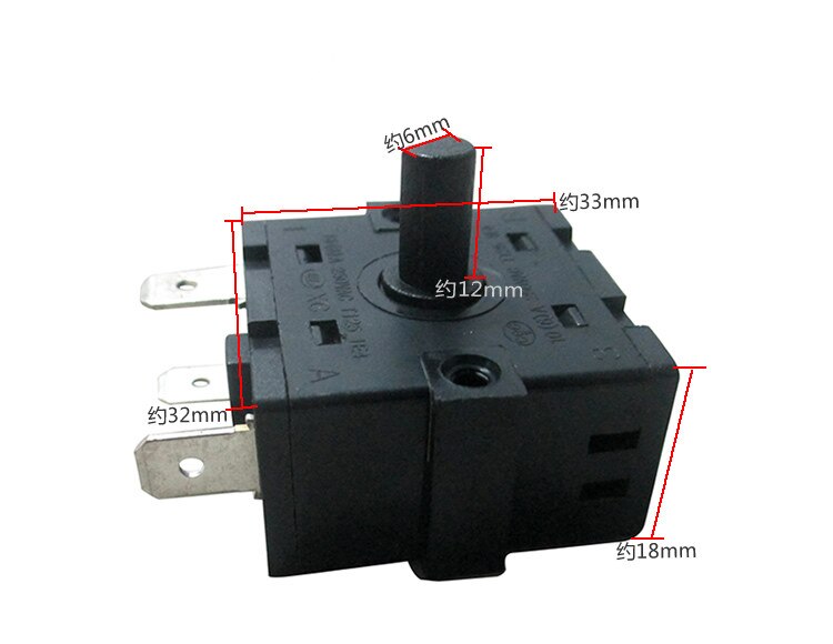 1 PCS Electric Room Heater 3 Position 3 Pin 5Pin R... – Grandado