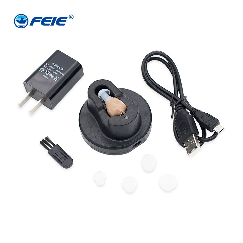 S-102 Hearing Aid Rechargeable Hearing Device ITE ... – Grandado