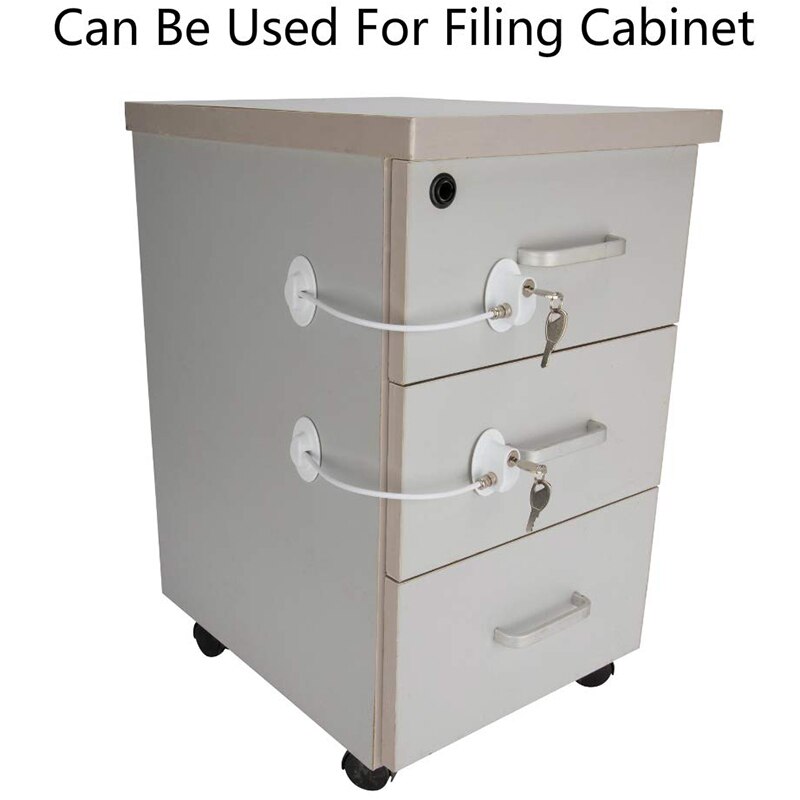 Refrigerator Door Lock with 2 Keys for Fridge Lock... – Vicedeal