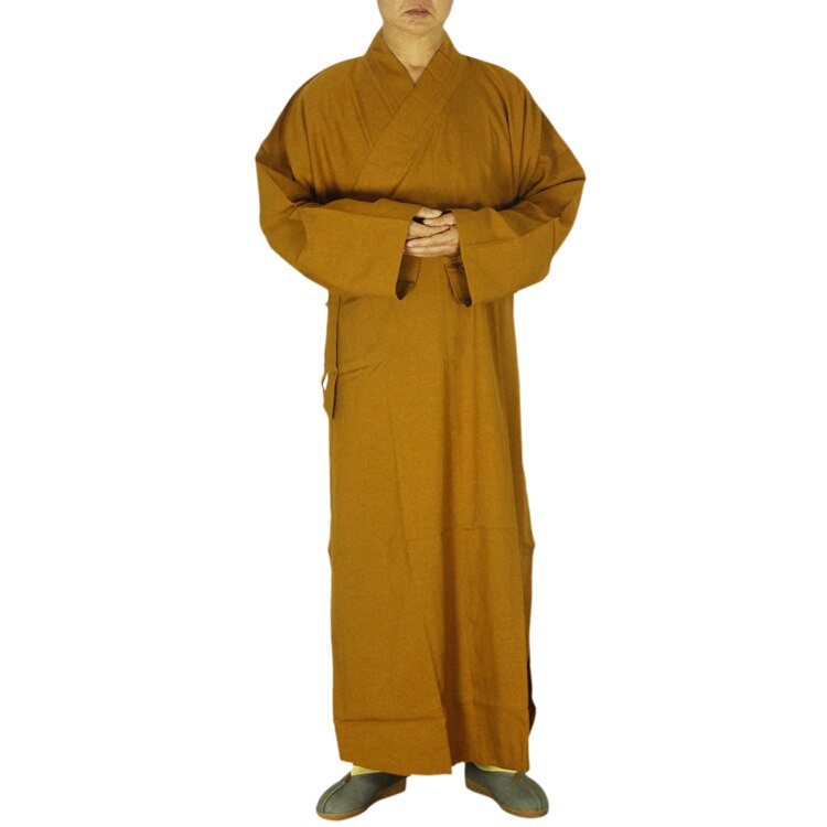 2 colors Shaolin Temple costume Zen Buddhist Robe ... – Vicedeal
