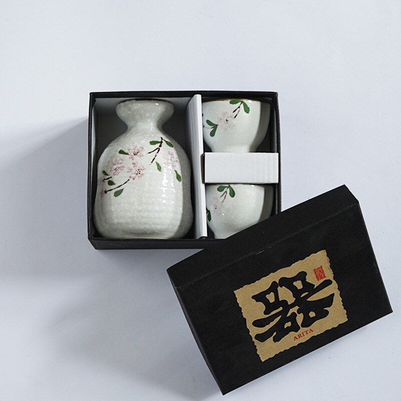 Japanese Style Ceramic Sake Wine Set Home Office W... – Grandado