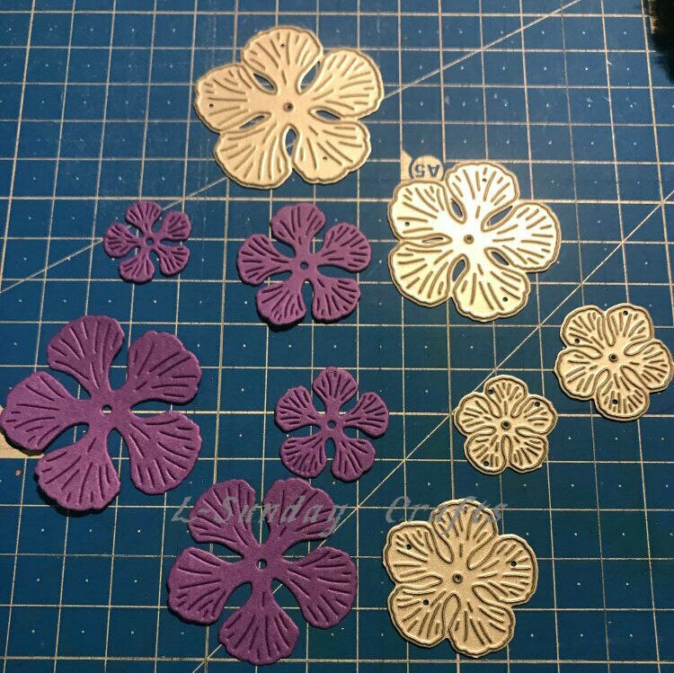 L-Sunday Crafts Stencils Flowers Cut die Metal Cut... – Vicedeal