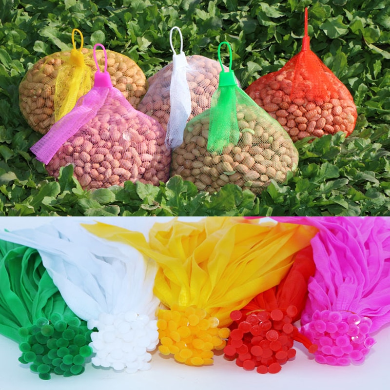 50PCS X 35CM Nylon Mesh Net Bags for Vegetable Fru... – Grandado