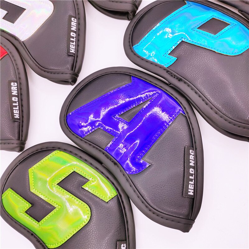Colorful Numbers golf irons headcover pu leather g... – Grandado