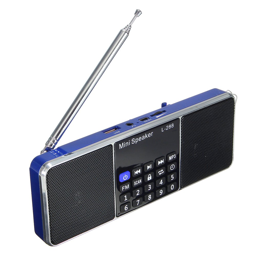 Mini draagbare lcd fm radio stereo luidspreker mp... – Vicedeal