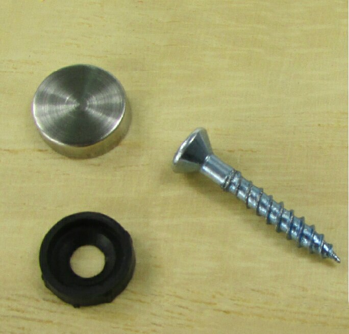 50 Stuks 22mm Rvs Schroefdop Decoratieve Spiegel N... – Grandado