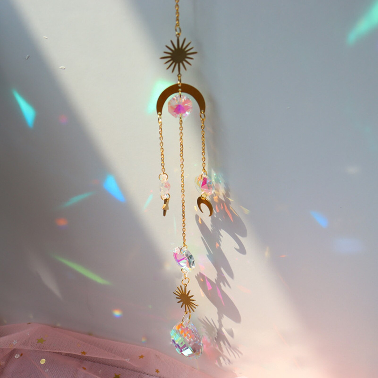 Wind Chimes Crystal Pendant Decorative Craftsmansh... – Grandado