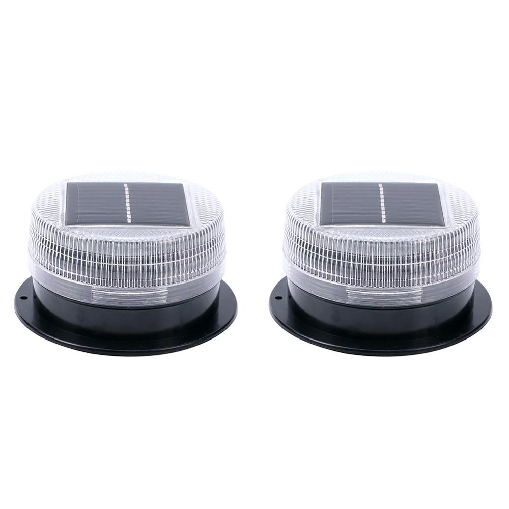Solar Warning Light Red Blue Alternating Sensitive... – Grandado