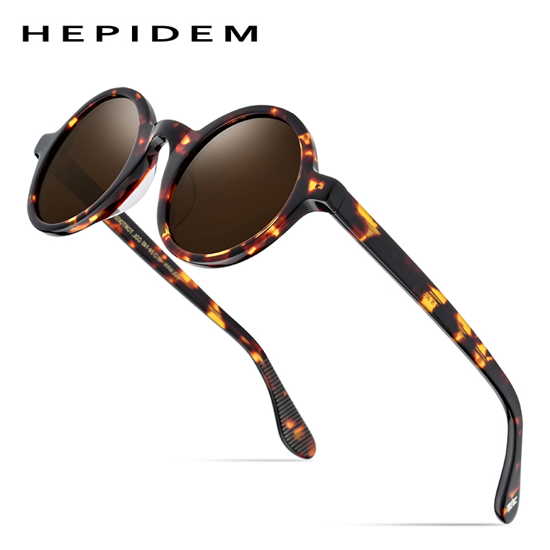 HEPIDEM Acetate Vintage Polarized Sunglasses Men G... – Grandado
