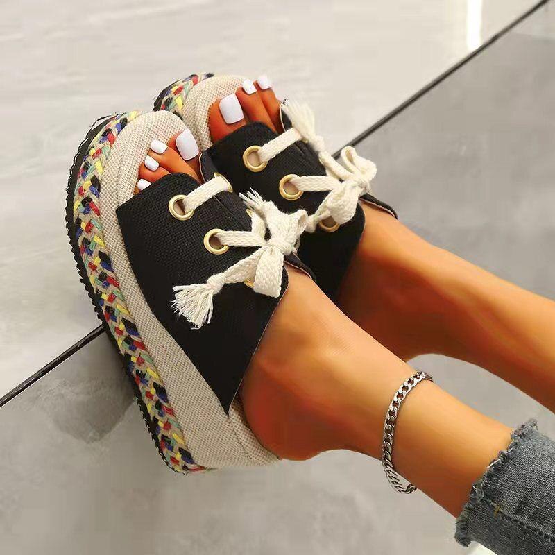 Scarpe estive da donna cinturino alla caviglia pia... – Vicedeal