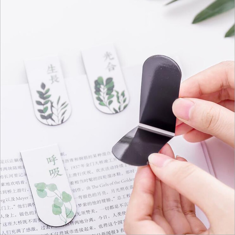 1pc Plant Magnet Beautiful Bookmark Mini Student B... – Grandado