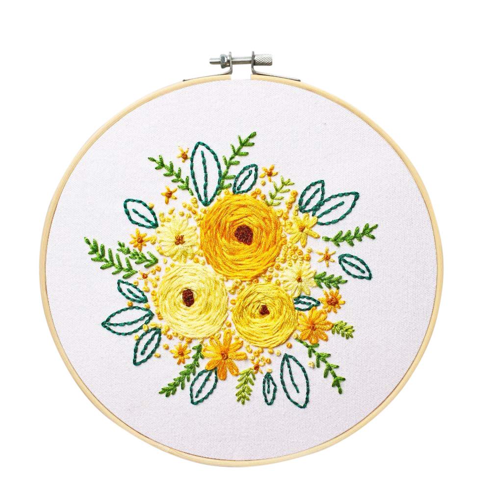 DIY Embroidery Cross Stitch Kits Flower Patterns N... – Grandado