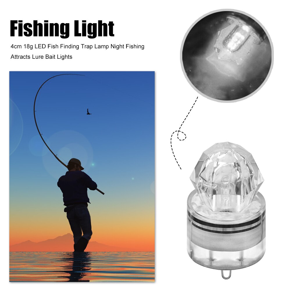 Finding Trap Flash Lamp Night Fishing Attracts Lur... – Grandado