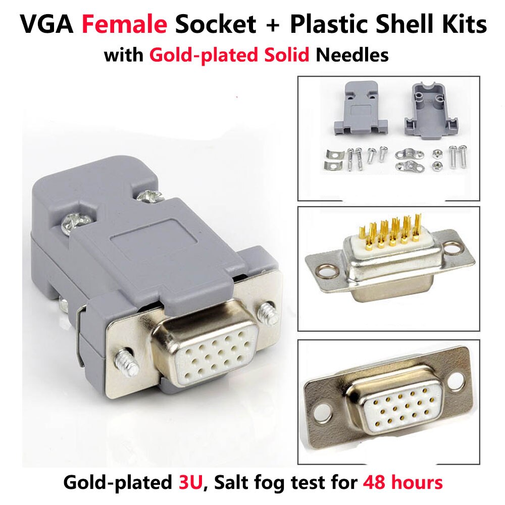 DB15 15 gat pin 3 rijen Parallel Vga-poort Adapter... – Vicedeal