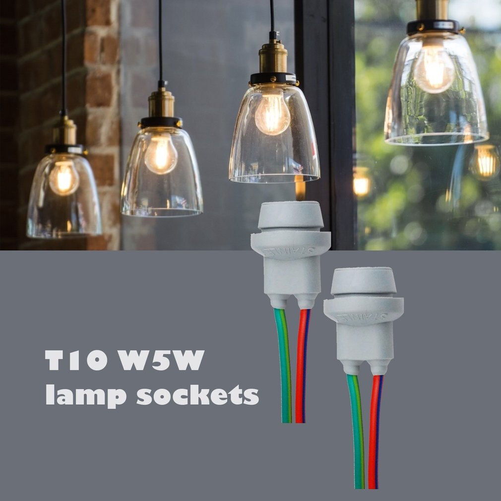 A pair of T10 W5W lamp sockets – Vicedeal