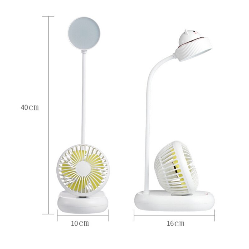 Multifunctional Desk Lamp Fan Desktop USB Large Wi... – Grandado