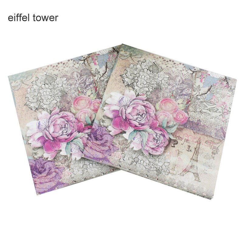 20 Pcs Kleur Gedrukt Servet Tissue Thuis Bruiloft ... – Vicedeal