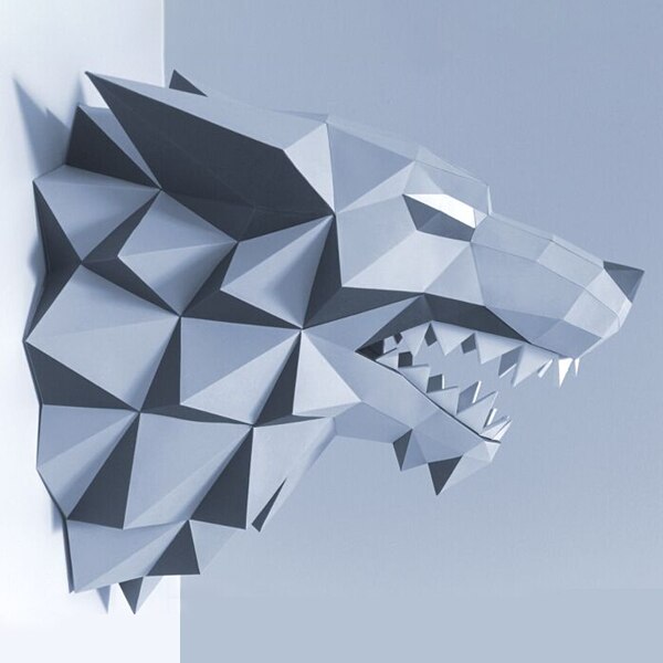 Geometric 3D Three-Dimensional Animal Model Consti... – Grandado