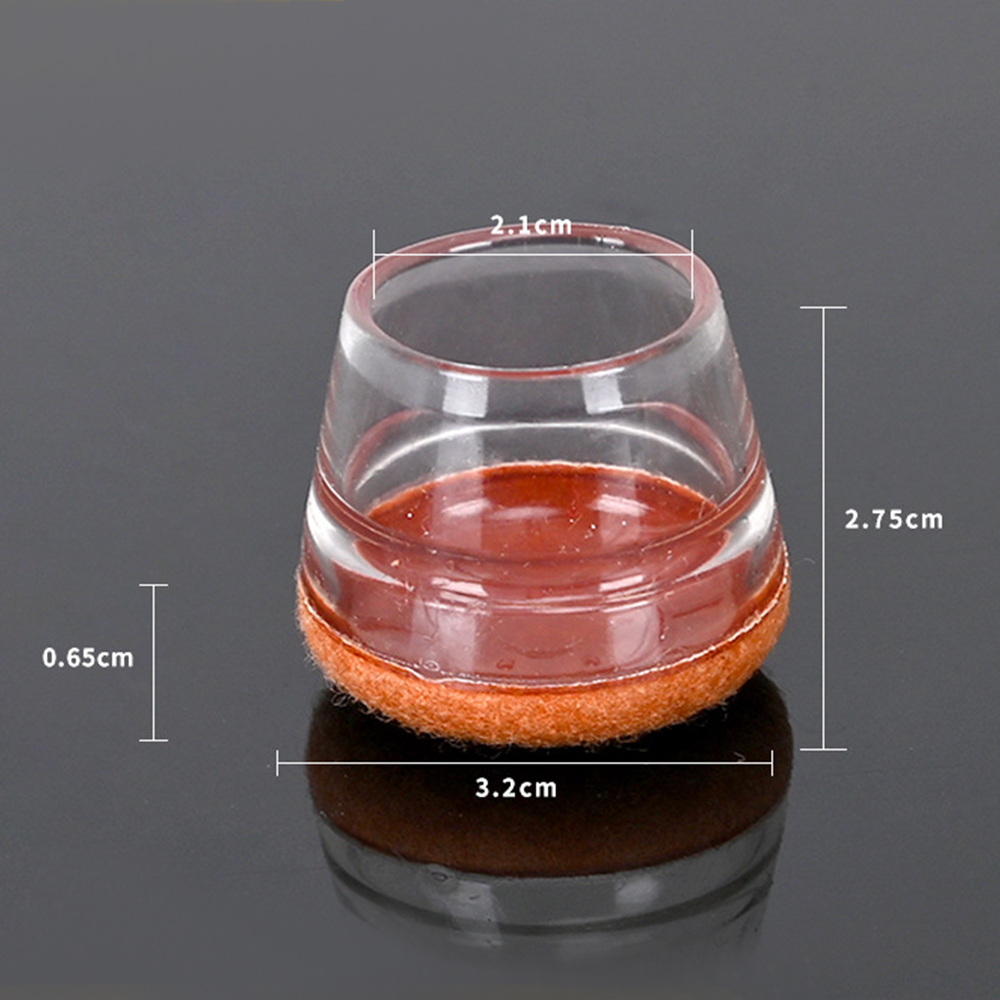 1/32x stk. silikonbeskyttere til stolben, beskytte... – Vicedeal