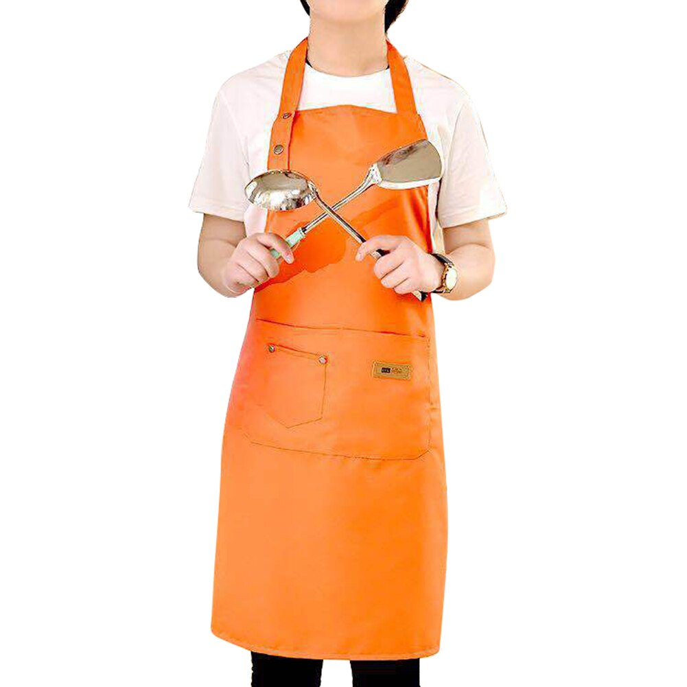 Waterproof Pure Color Kitchen Apron Cooking For Wo... – Vicedeal