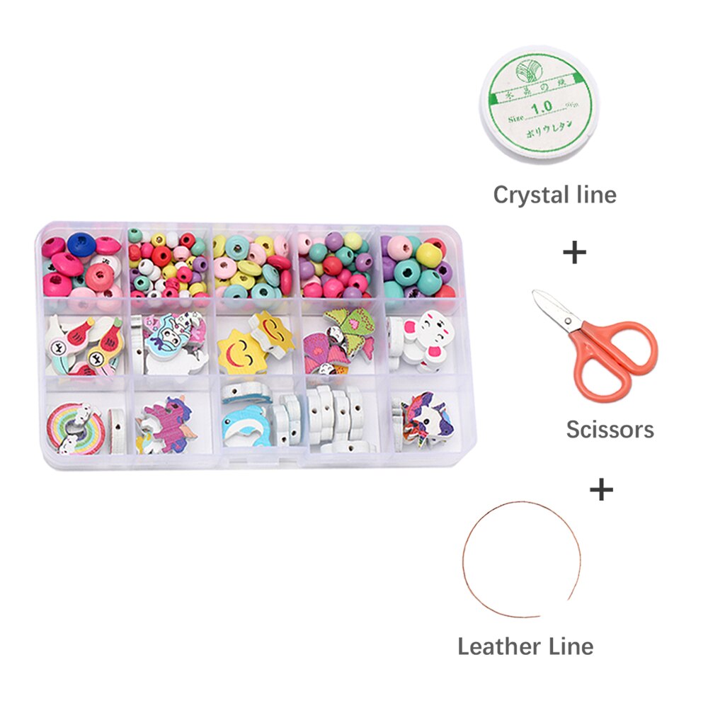 Houten Kralen Box Set Kleurrijke Mooie Cartoon Die... – Vicedeal