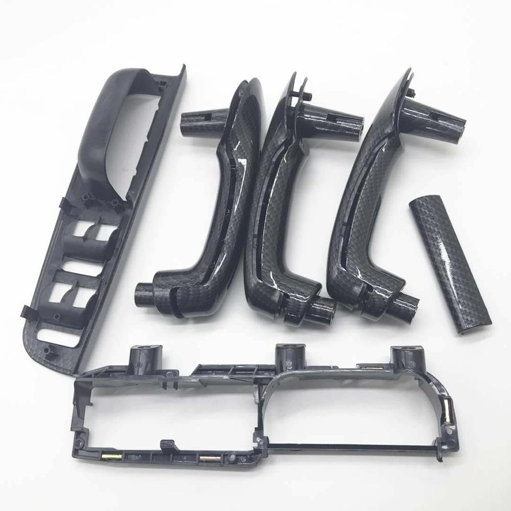 Interior Door Grab Handle Cover Carbon Fiber Windo... – Grandado
