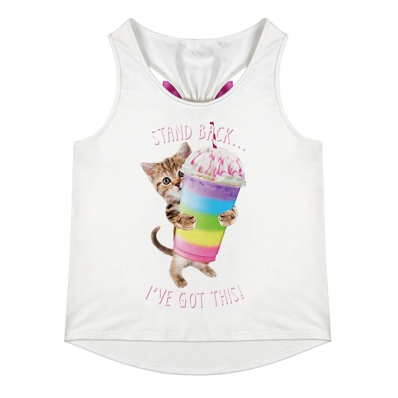 Raisevern Novelty Nice Ice Cream Print Tank Tops S... – Vicedeal