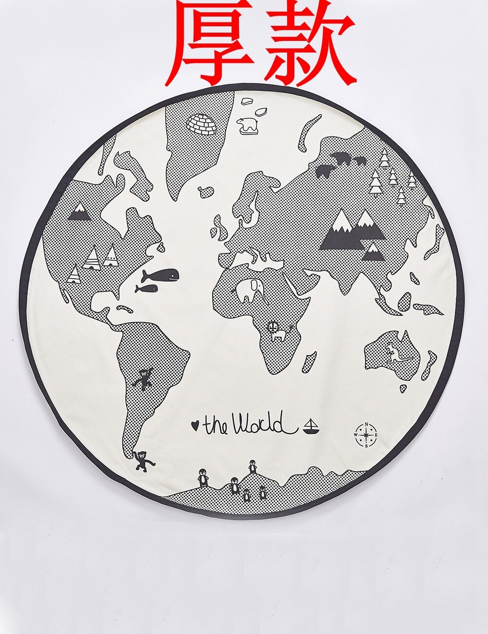 Baby Crawling Mat Adventure World Pattern Play Mat... – Vicedeal