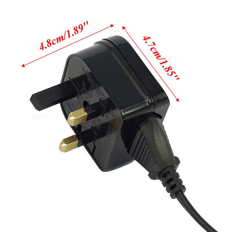 European Euro EU 2 Pin to UK 3Pin Power Socket Tra... – Grandado