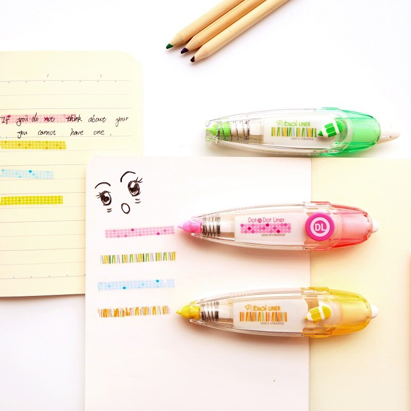Dot Liner Highlighter Tape Decorative Marking Maca... – Vicedeal