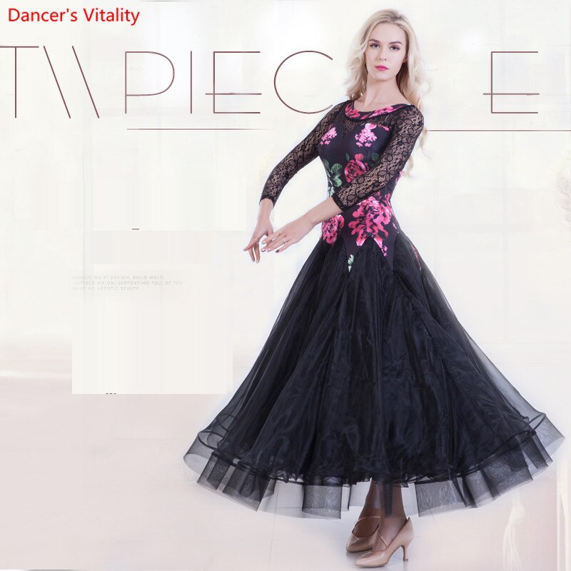 Modern Ballroom Dance Dress For Adult Women Waltz ... – Vicedeal