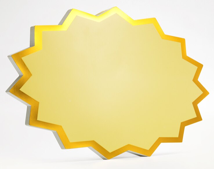 Pop Sign Board Plus Large Price Tags Large Gold &a... – Grandado