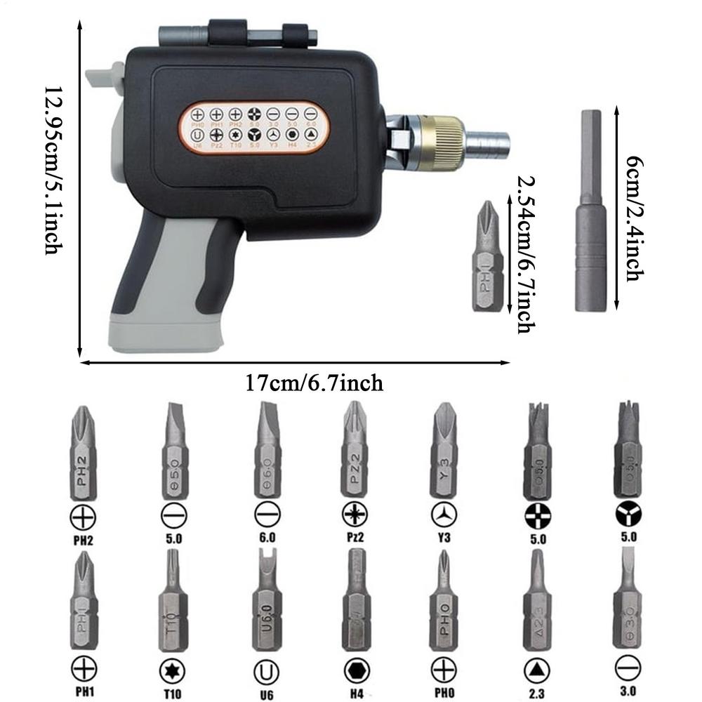 Ratchet Screwdriver Set 180 Degree Adjustable Angl... – Grandado