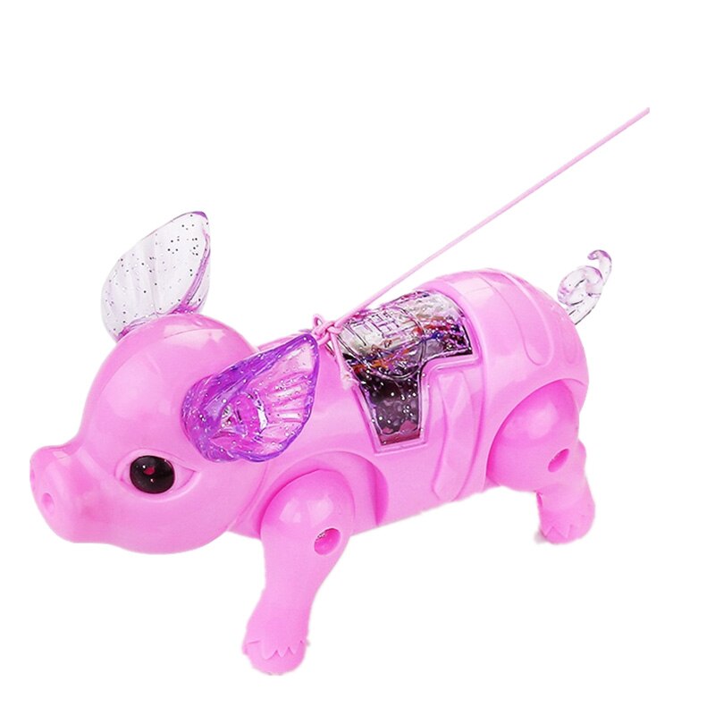 Cute Electric Music Walking Pig Toys LED Light Glo... – Grandado