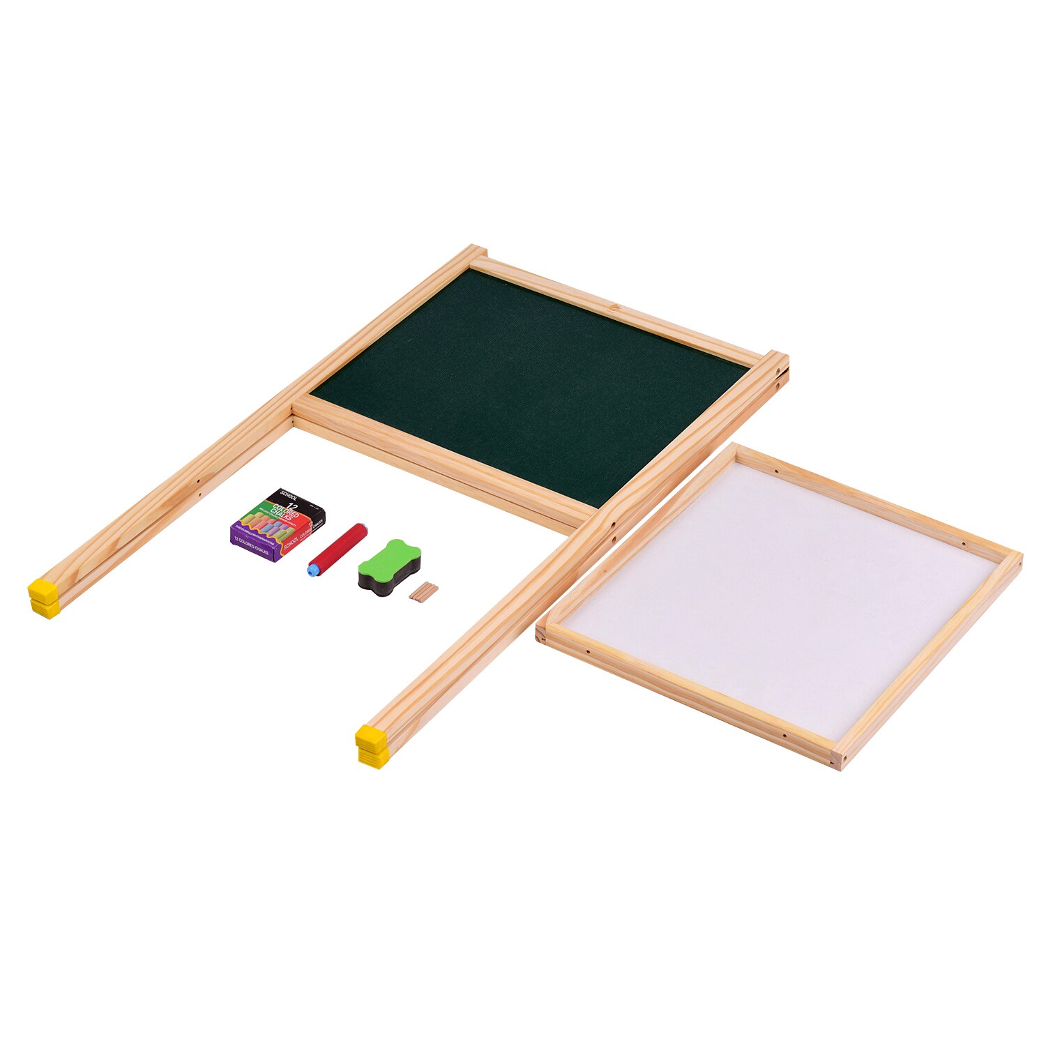 Wooden Art Easel Magnetic Double-Sided Chalkboard ... – Vicedeal