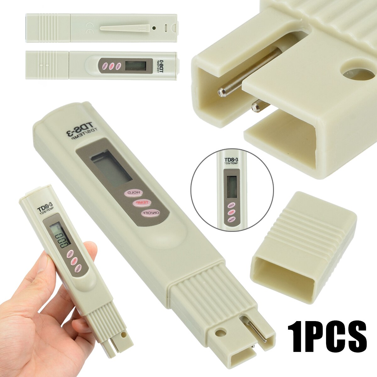 Digital Water Tester TDS-3 Purity Meter PPM TDS Te... – Vicedeal