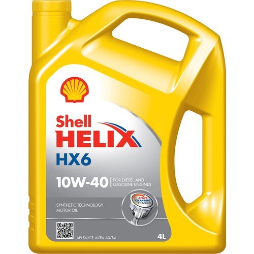 Shell Helix HX6 10 W40 Semi Synthetic Motor Oil 4 ... – Grandado